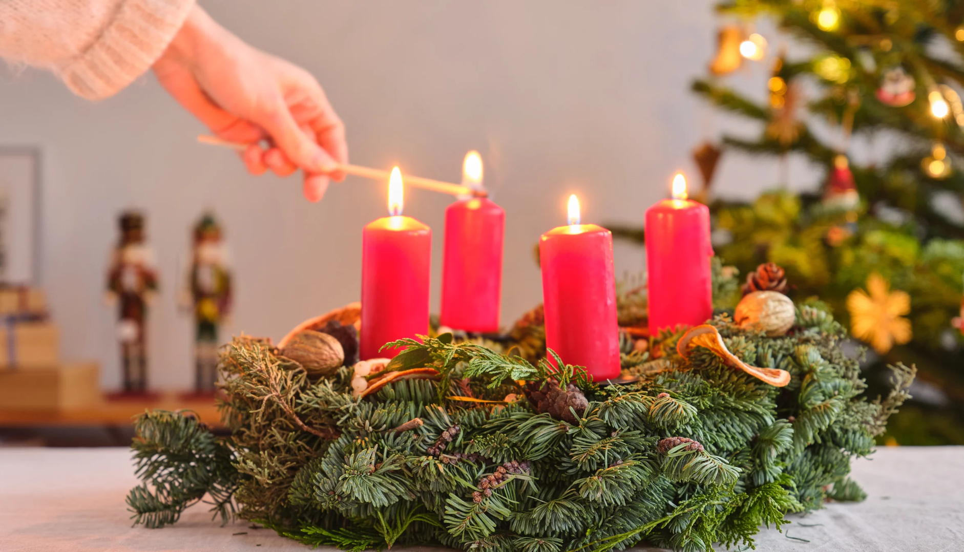 Ausgefallene Adventskranz Trends 2025 | Adventskränze